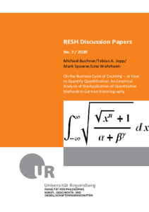 Regensburg Economic and Social History (RESH) - Discussion Paper Series - Publikationsserver der ...